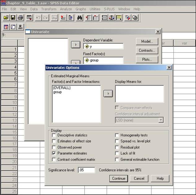 Chapter 9, Table 1: Using SPSS Statistics – Designing Experiments and ...